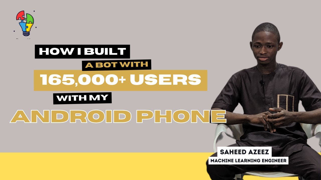 The Saheed Azeez Story | Creating one of Twitter's top bots and winning several hackathons ...