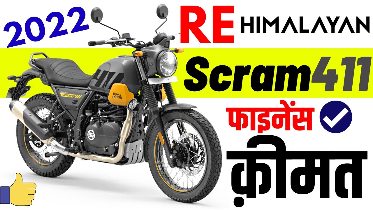 Royal Enfield Scram 411 Price 2022 | Graphite Yellow RE Scram 411 ...