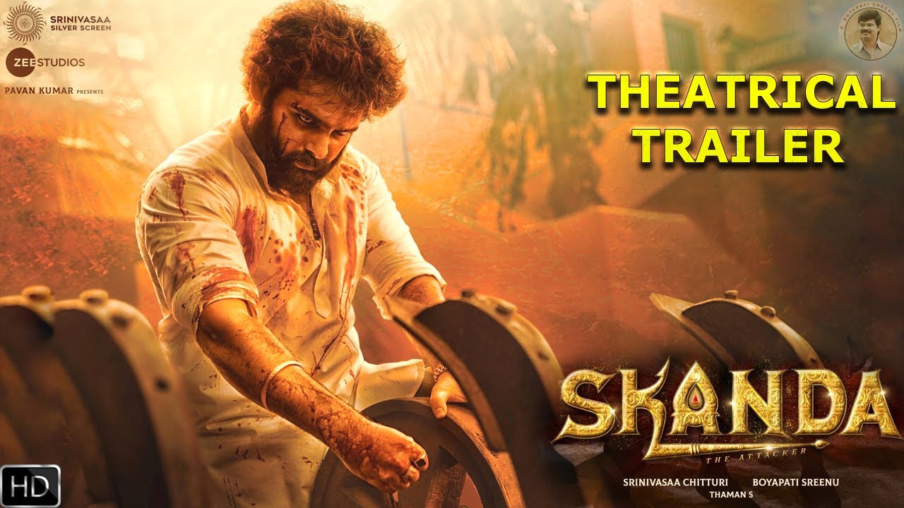 Skanda Release Trailer Ram Pothineni Sreeleela Boyapati Sreenu 28th ...