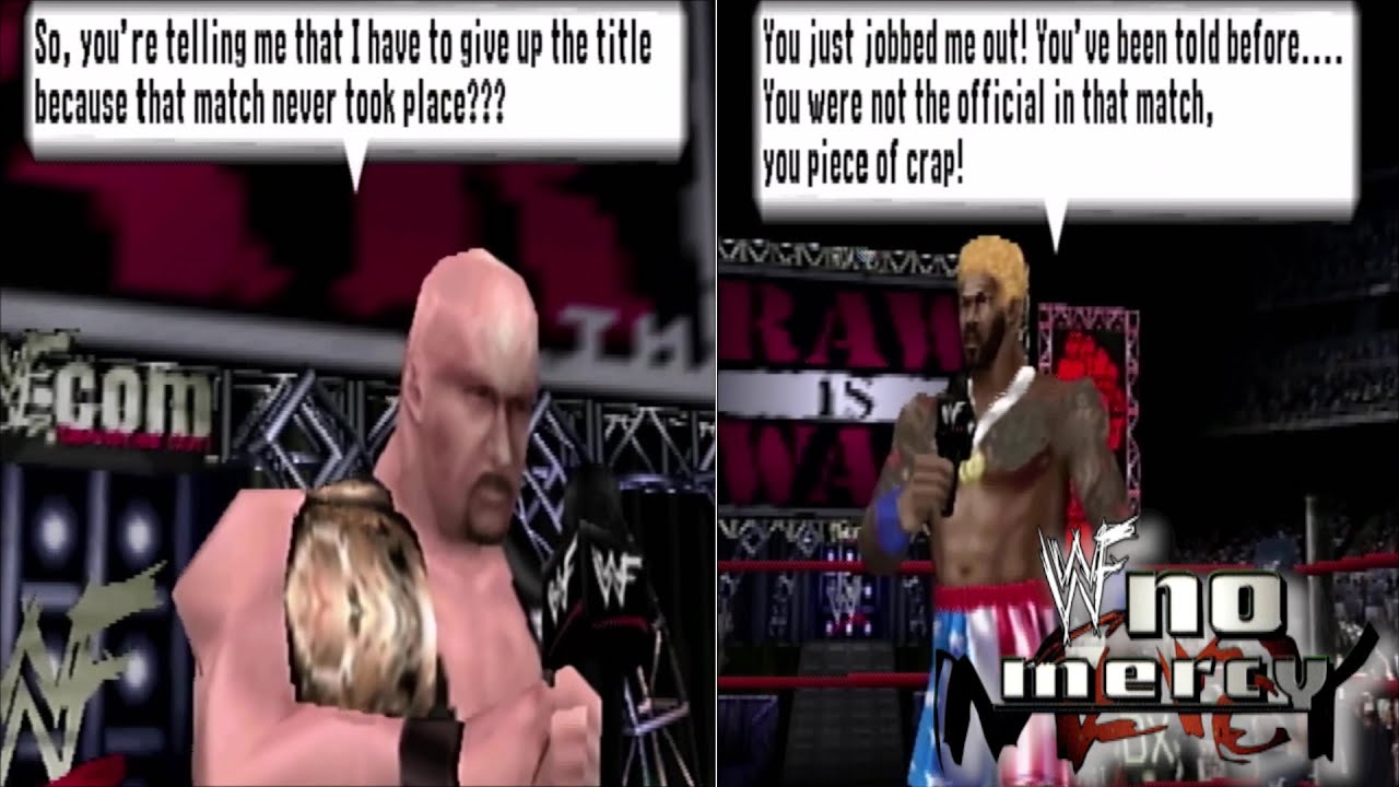 WWF No Mercy Stone Cold Steve Austin Part 5 (Championship Mode World ...