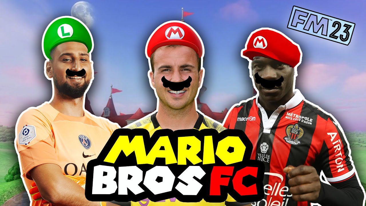 I put a team of Mario Bros in Football Manager! - YouTube