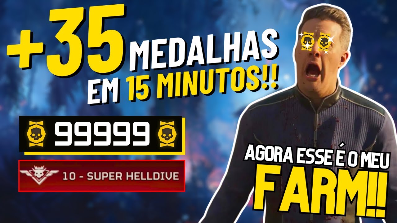 Helldivers 2 Farm de Medalhas que estou usando!! Super Helldiver e em grupo!! - YouTube