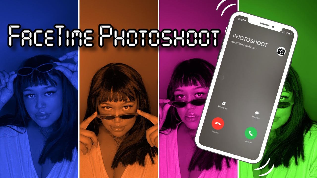How To: FaceTime Photoshoot - YouTube