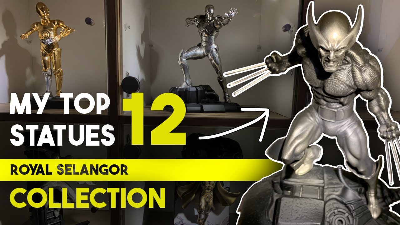 Star Wars, Marvel, DC Royal Selangor Statue Collection Tour - YouTube