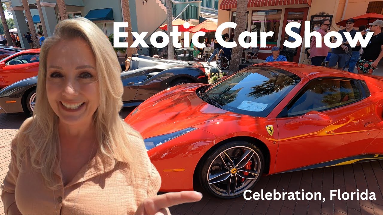 Celebration Exotic Car Show- So many beautiful cars - YouTube