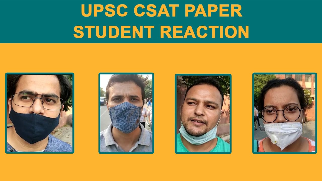 UPSC CSAT 2020 Paper II Student Reaction YouTube upsc-csat-2020-paper-ii-student-reaction-youtube