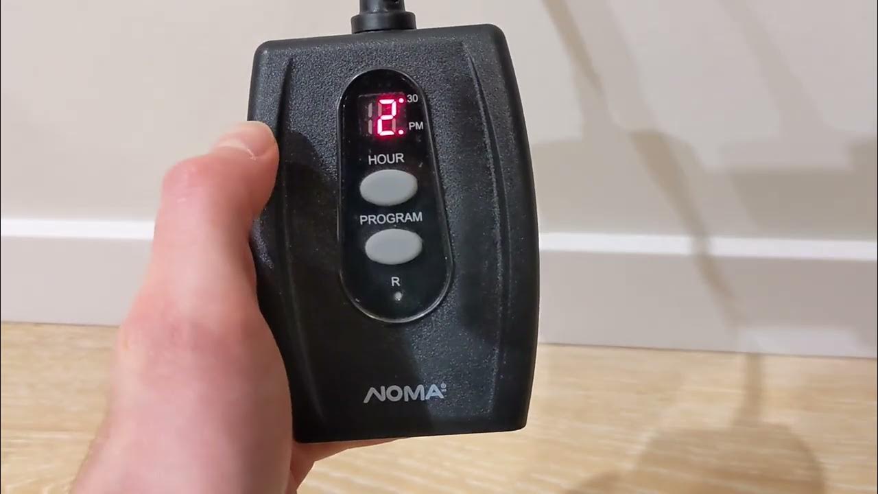 Noma Outdoor Timer Programming - YouTube