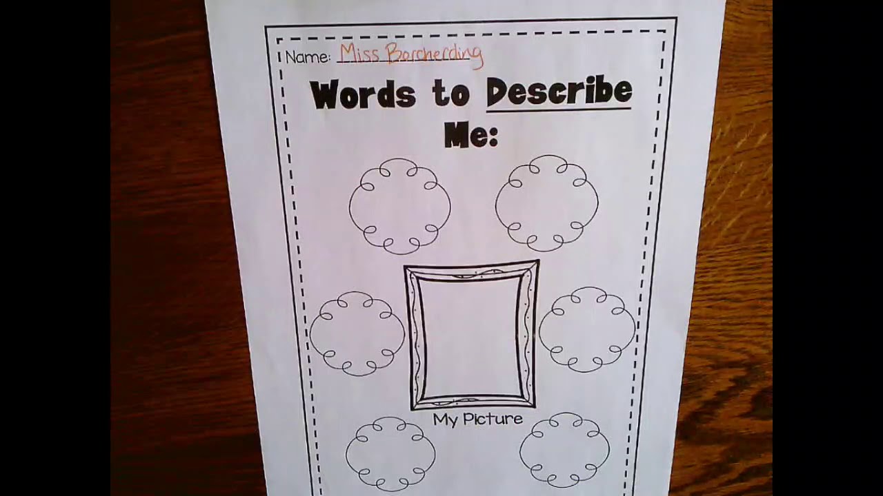 Words to Describe Me - YouTube