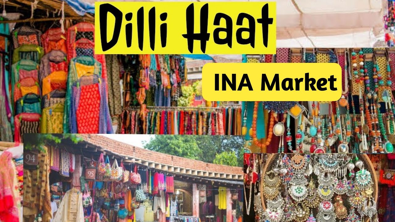 Dilli Haat INA Market | Best Place To Visit Food Shopping | Exibition ...