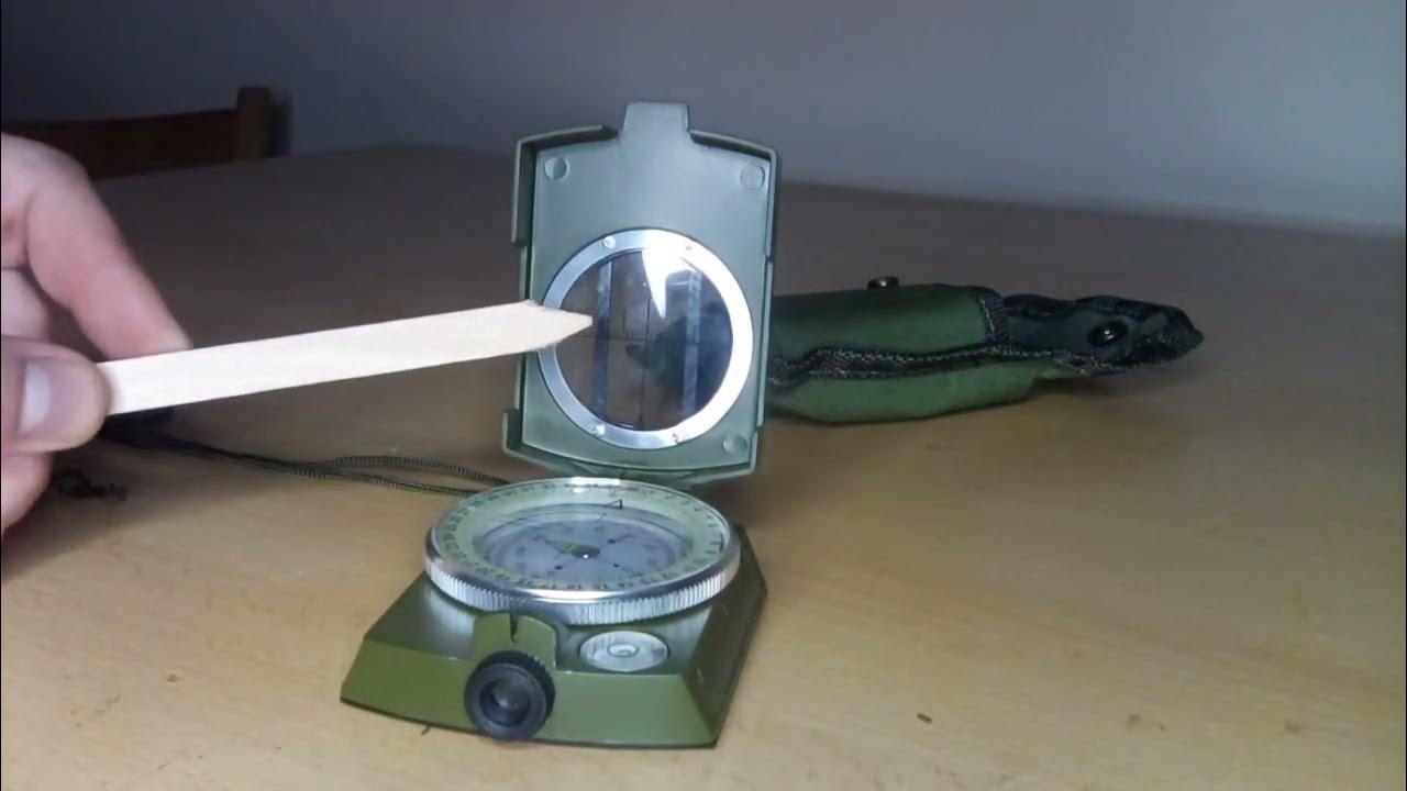 Getting to grips with......The Lensatic Compass - YouTube