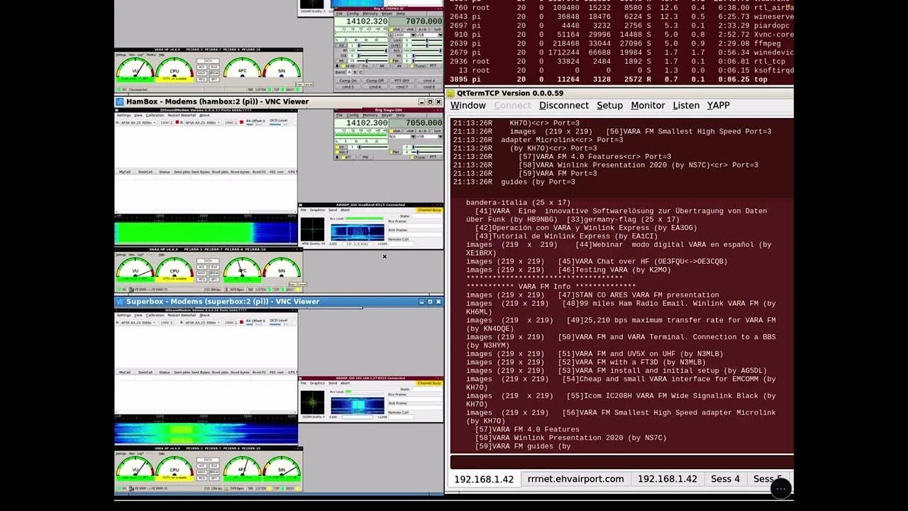 RPI4-to-RPI4 VARA HF Link (Operational) - YouTube