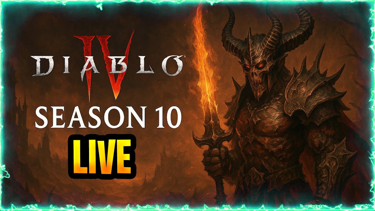 🪄☠️🔥*NEW SEASON 10 Diablo 4 *Live Ask Anything !builds : Helpful ...