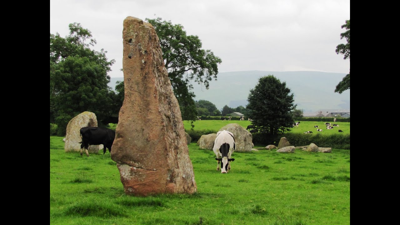 Cumbria Country Walk - Lacy's Caves and Long Meg Stone Circle round ...