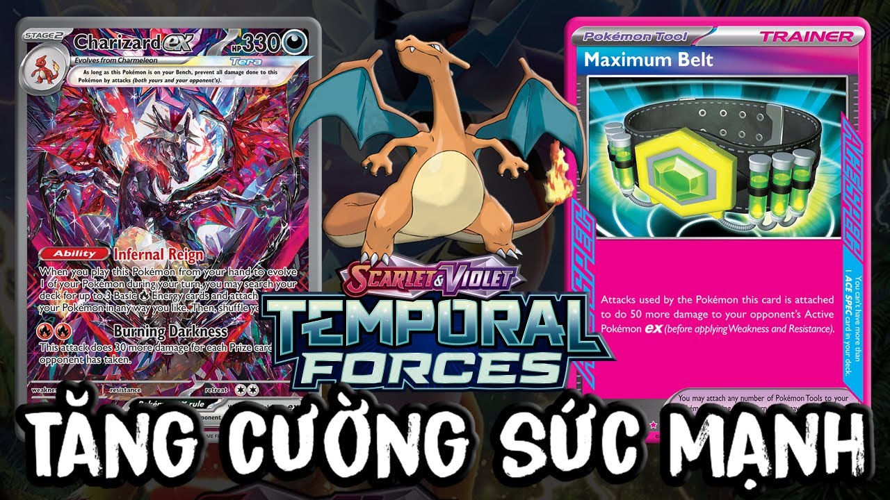 POKEMON TCG LIVE | Maximum Belt !!! Charizard ex Standard Tăng cường ...