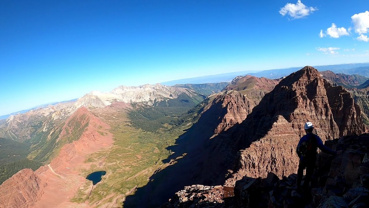 Maroon (14,163') & N. Maroon (14,022') Peaks, South Ridge & Traverse ...