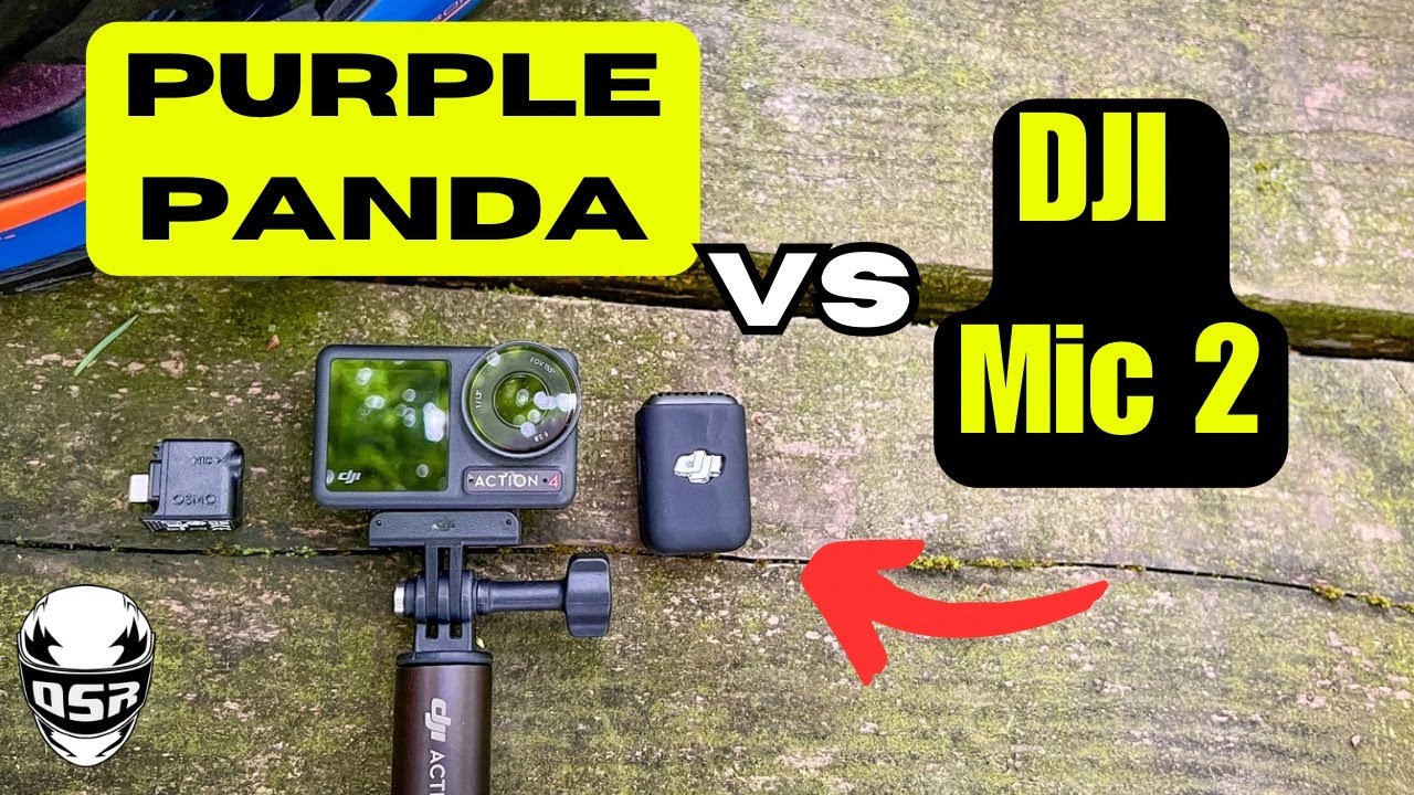 DJI Mic 2 VS Purple Panda LAPEL Mic // motovlog style// 4K - YouTube