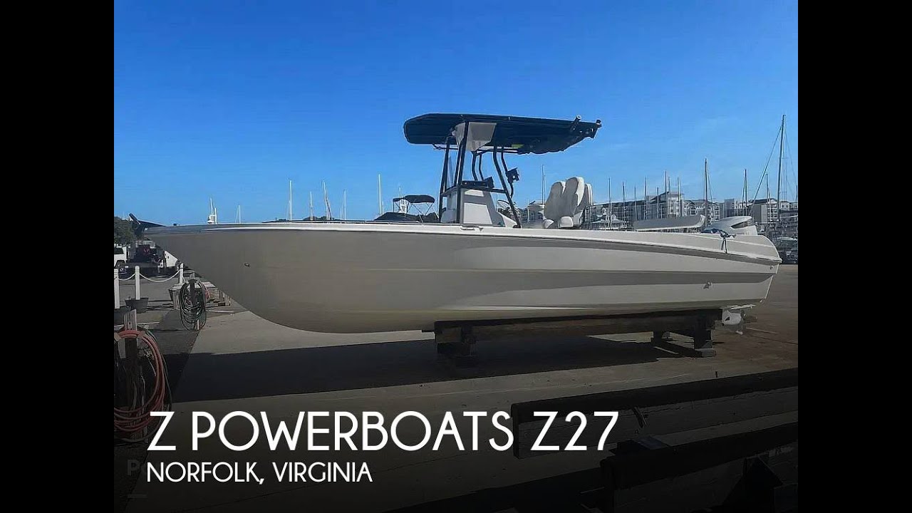Used 2022 Z Powerboats Z27 for sale in Chesapeake, Virginia - YouTube