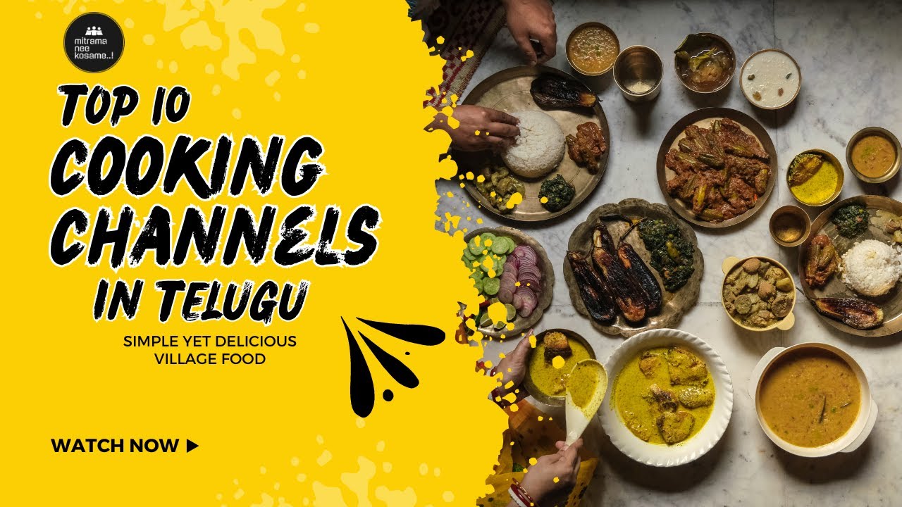 Explore the TOP Telugu Cooking Channels You Need! - YouTube