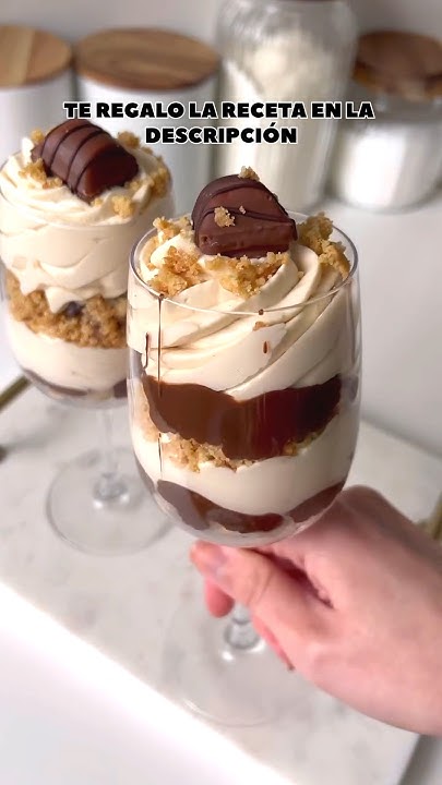 😋👇🏻Delicioso Postre en vaso🍫☕la receta en el primer comentario😋 # ...