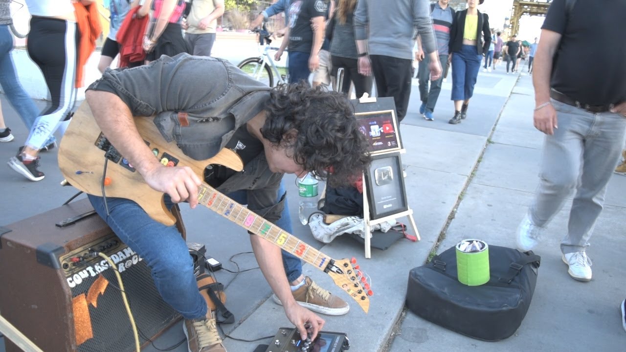Ultimate Shredding - ON THE STREET - Amazing Explosive Scales - YouTube