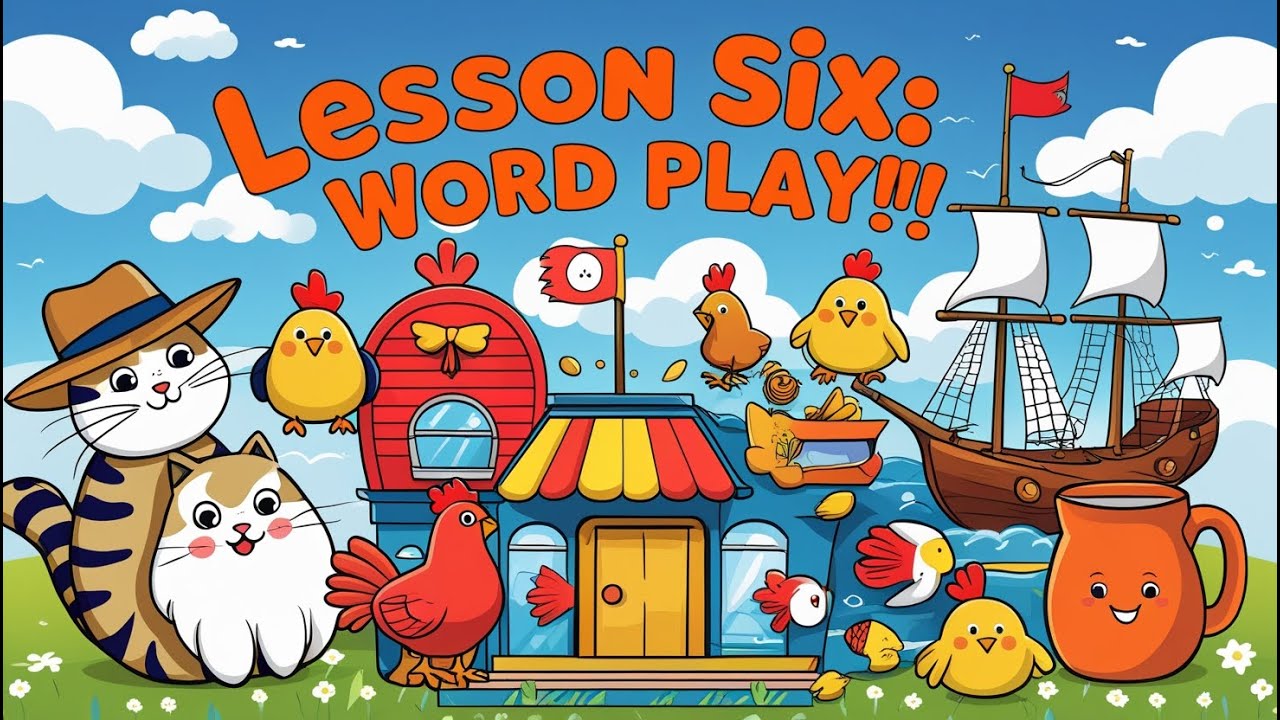 Lesson 6 : Word Play - learning videos english with lyrics ...