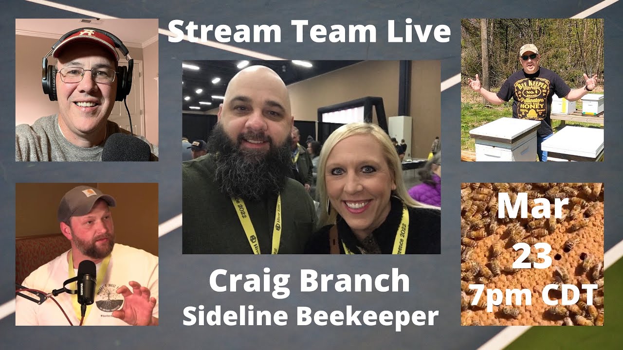Live Chat with CRAIG BRANCH - The Sideline Beekeeper | Let's Talk BEES ...