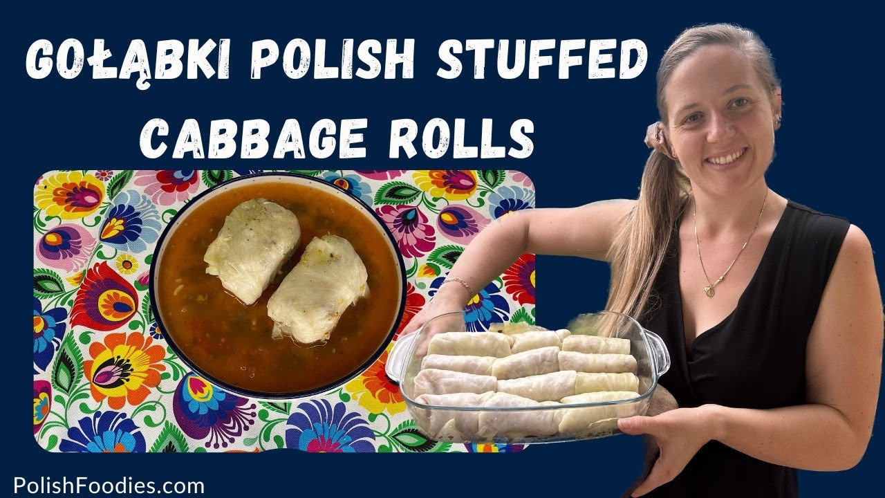 How To Make Gołąbki Polish Stuffed Cabbage Rolls? - YouTube