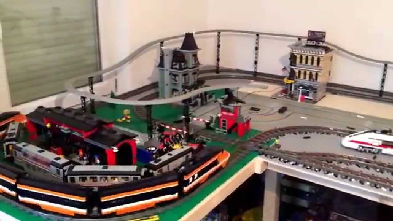 Lego Zug 9v Test - YouTube