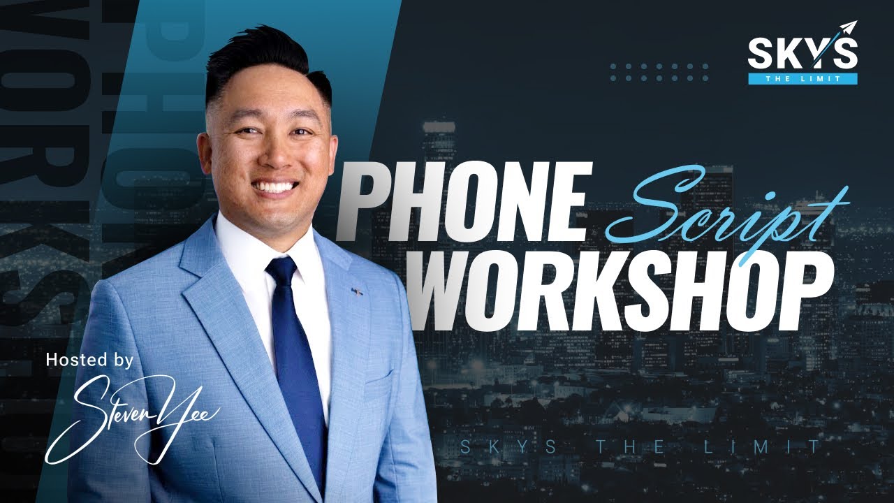 Phone Script Workshop - Steven Yee - YouTube