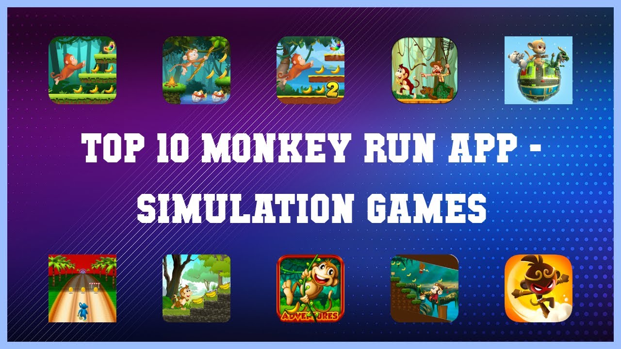 Top 10 Monkey Run App Android Games - YouTube