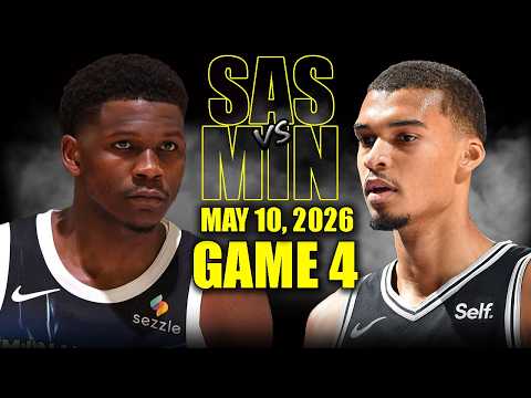 San Antonio Spurs vs Minnesota Timberwolves Full Game 4 Highlights - May 10, 2026 | NBA Playoffs