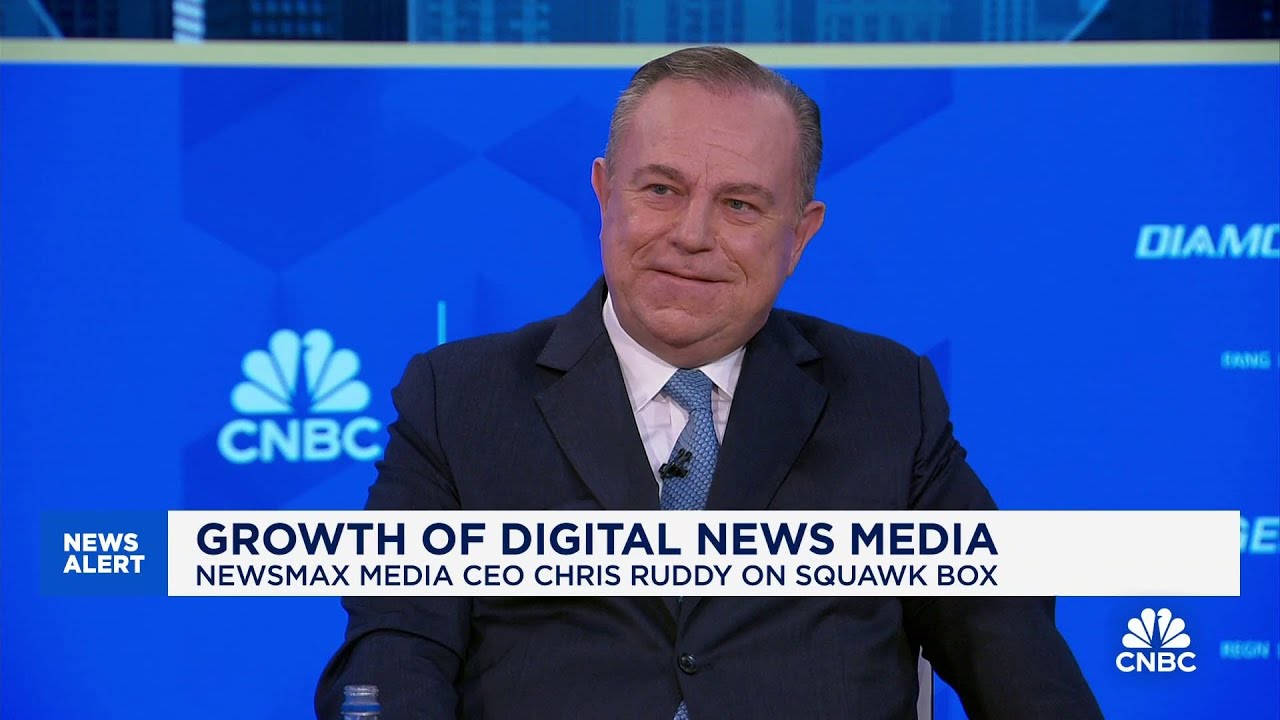 Watch CNBC's full interview with Newsmax Media CEO Chris Ruddy - YouTube