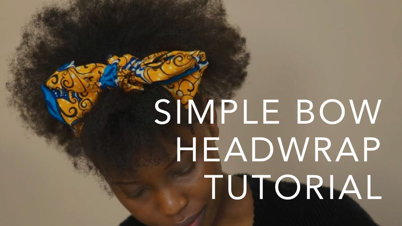 The Simple Bow Headwrap Tutorial | Asikara by Laura Jane - YouTube
