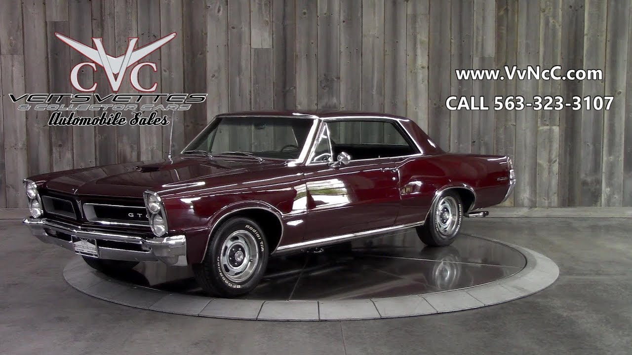1965 PONTIAC GTO 4SPD TRI-POWER - YouTube