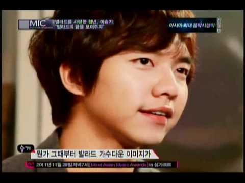 Lee Seung Gi Mnet Mic interview . 111127 . 2/3 - YouTube