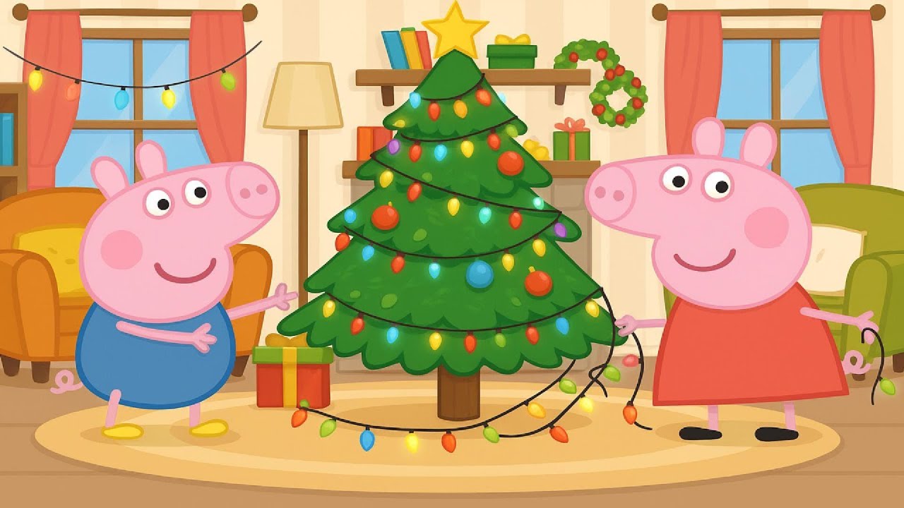 Peppa Pig Decorates the Christmas Tree! 🎄 Holiday Fun | Funny Peppa Pig ...