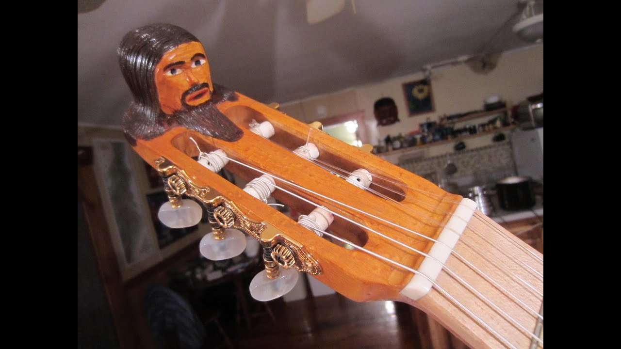The Strangest Guitar in the World! Classical Guitar Building at it's ...