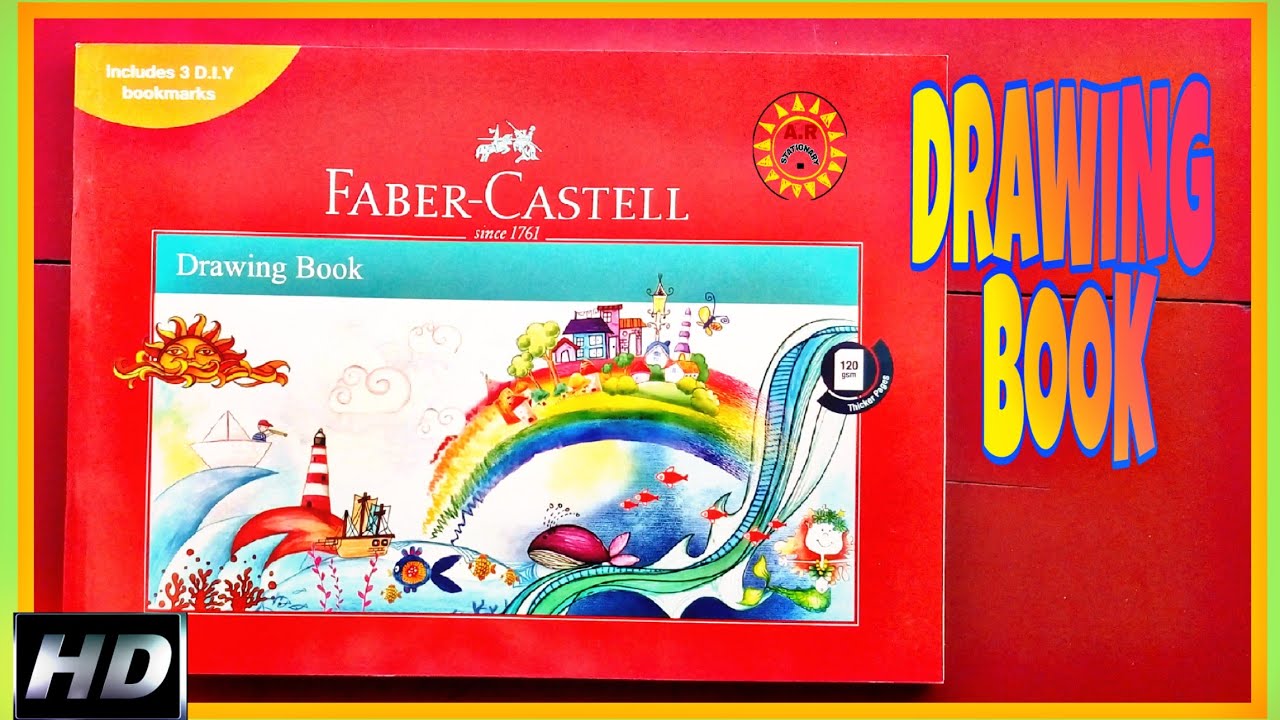 Faber castell drawing book for CHILDREN'S || by ar stationary - YouTube