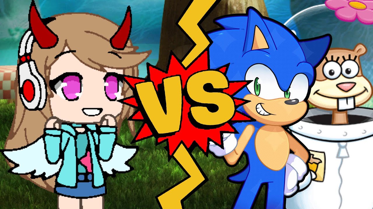 M.U.G.E.N Battles | Gachatuber vs Sandy Cheeks/Sonic - YouTube