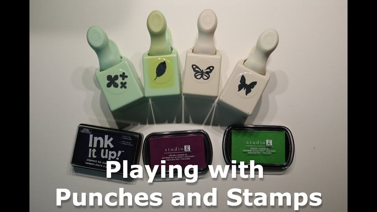 Playing With Craft Punches and Stamps to Make Junk Journal Decorations ...