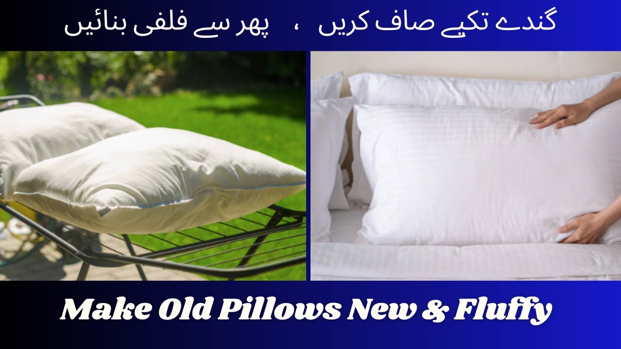 How to Clean Pillows at home | How to Wash Pillows at home |Home and ...