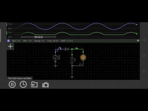 Practical Demonstration of Half Wave Rectifier Circuit Function in Electronics Engineering - YouTube