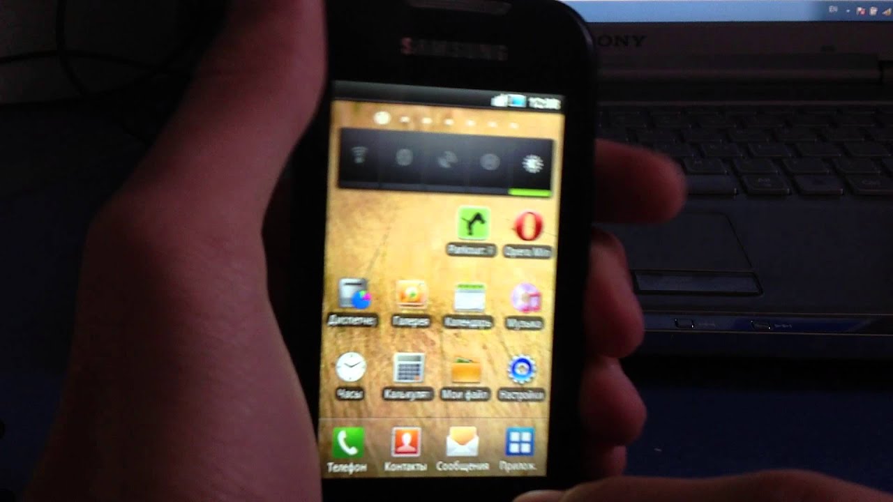 Обзор Samsung i5800 Galaxy 3 - YouTube