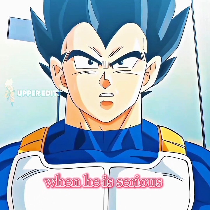when Vegeta starts smile 💀☠️🔥 #dragonball #vegeta #anime #edit #foryou ...
