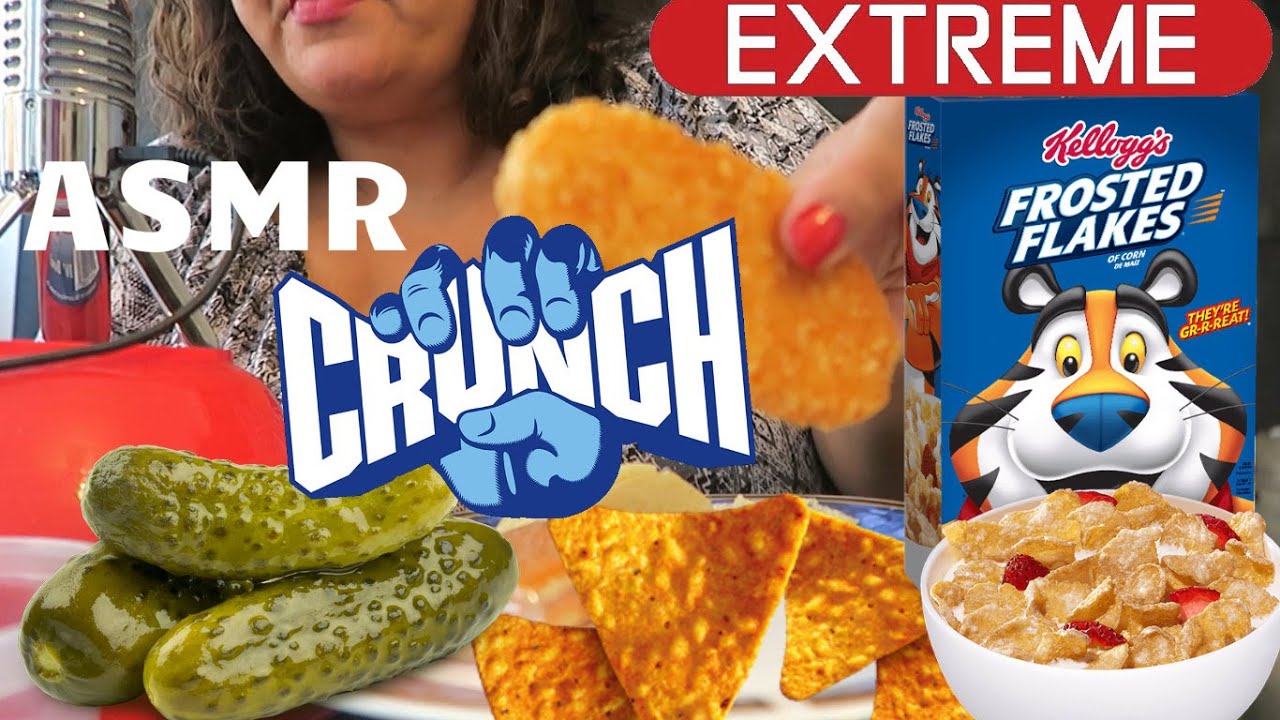 ASMR EXTREME CRUNCH NO TALKING SMACKING SOUNDS - YouTube