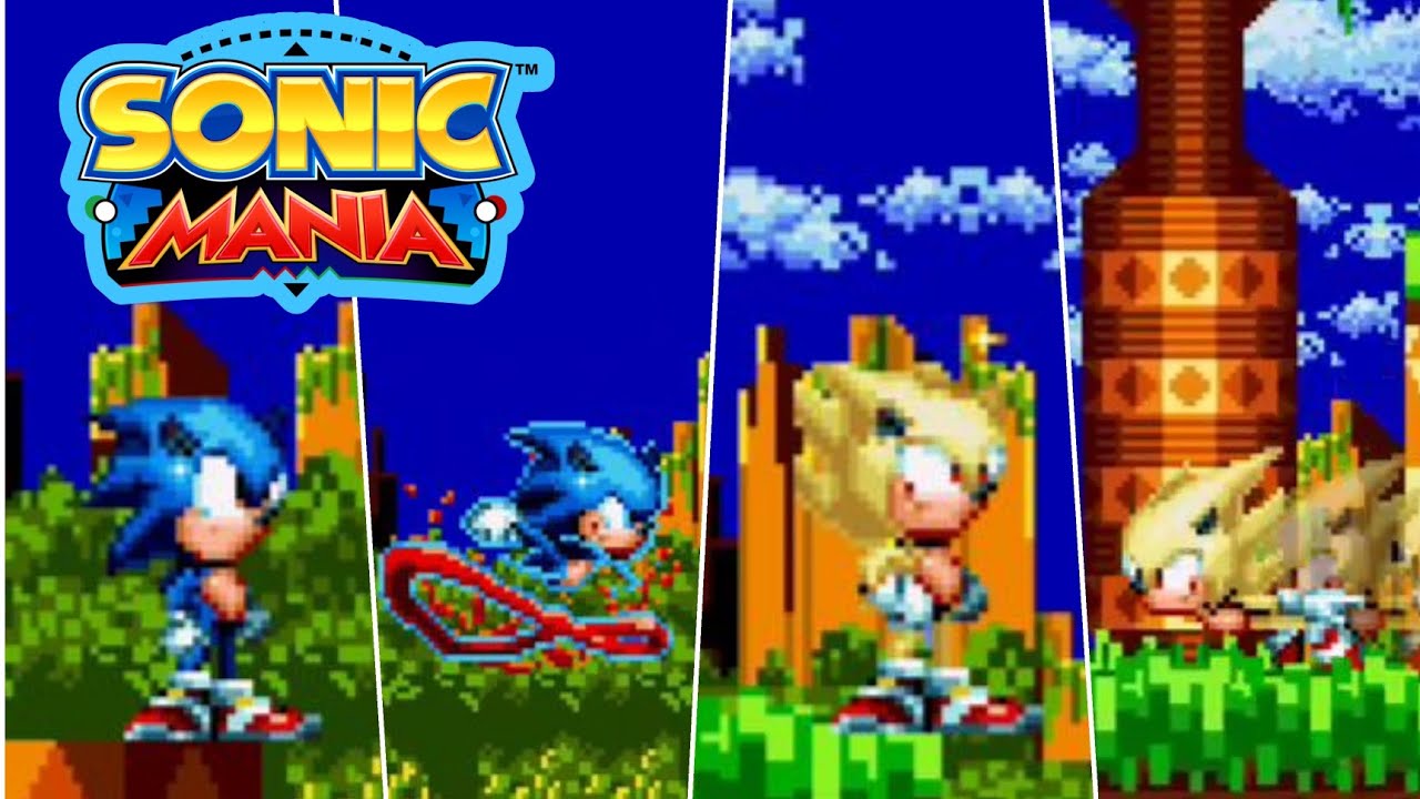 sonic mania plus android (movie sonic mod) gameplay palmtree panic ...