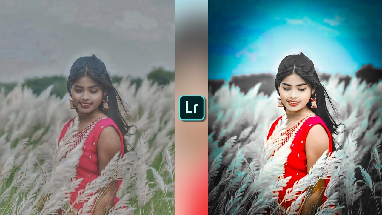 Lightroom Dark And Sky Change Blue effect Photo editing// Face Smooth 😱 ...