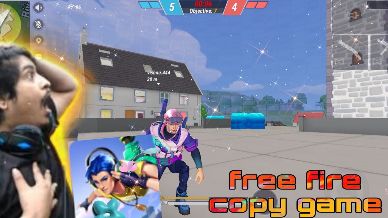 free fire lite full copy game😯 playing 💯 real 🎯 omg free fire lite scam ...