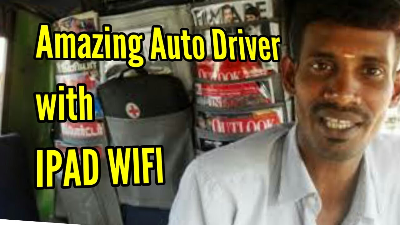 CHENNAI AUTO DRIVER With IPAD Swiping MAchine| KADUGU AUDIO LAUNCH ...