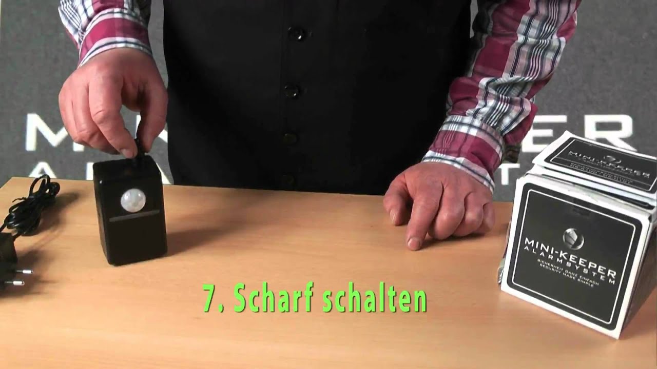 Alarmsystem Mini-Keeper - YouTube